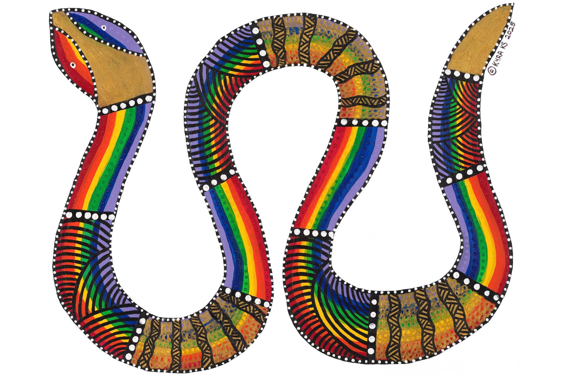 Rainbow Serpent First Nations Art Installation | Darling Harbour