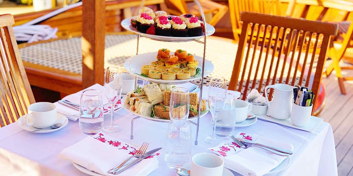 Mother's Day High Tea on Steam Yacht Ena | Darling Harbour