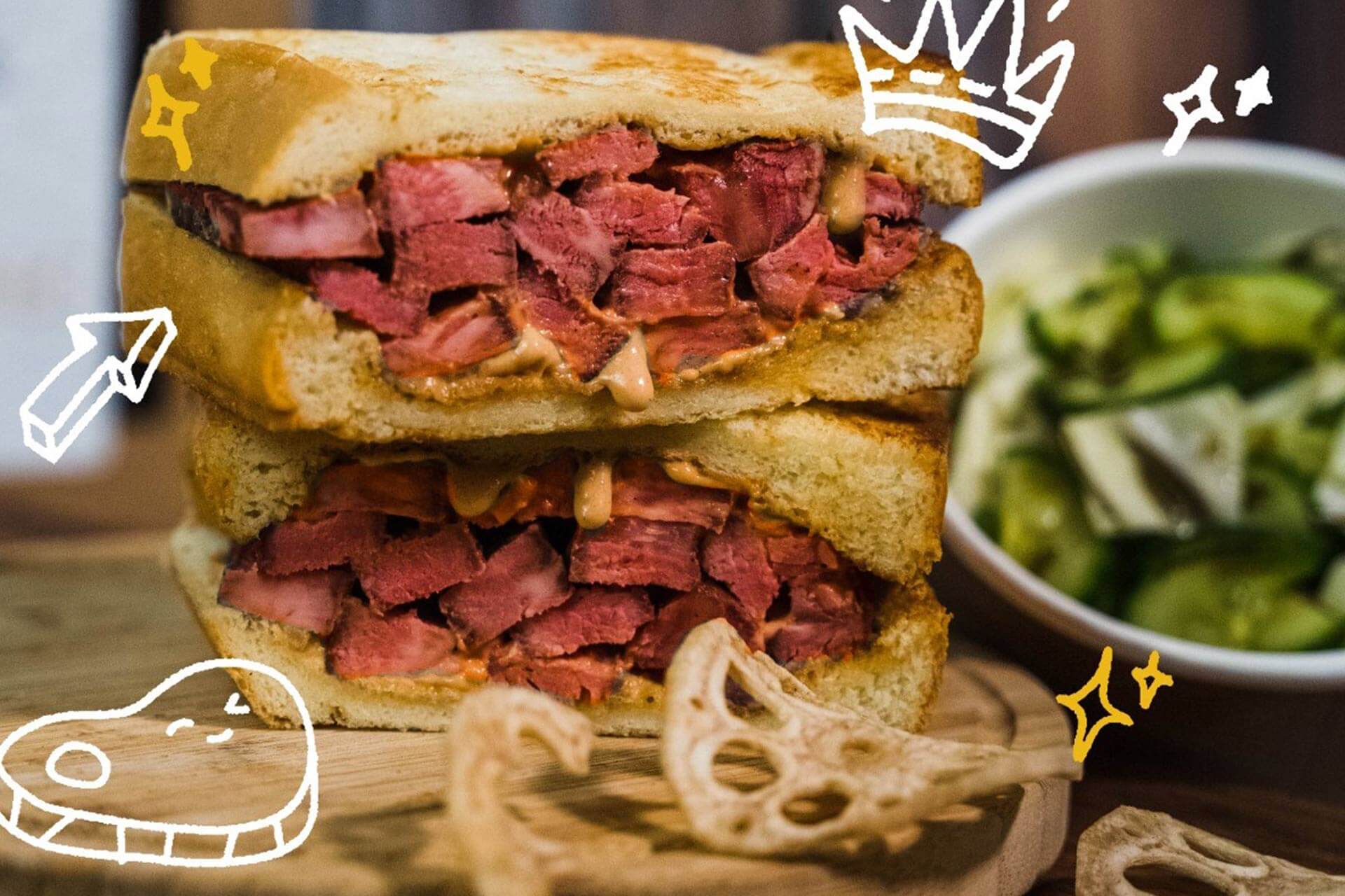 Thick Angus Steak Home Toastie Kit | Darling Harbour