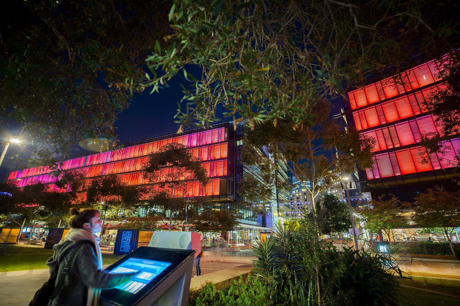 Luminous - Interactive light display | Darling Harbour