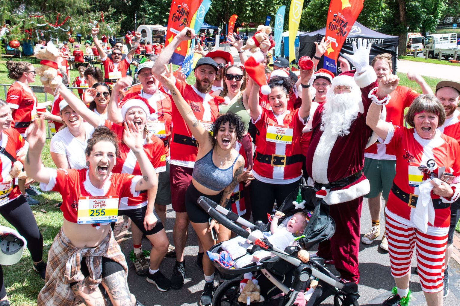 Santa Fun Run Sydney | Darling Harbour