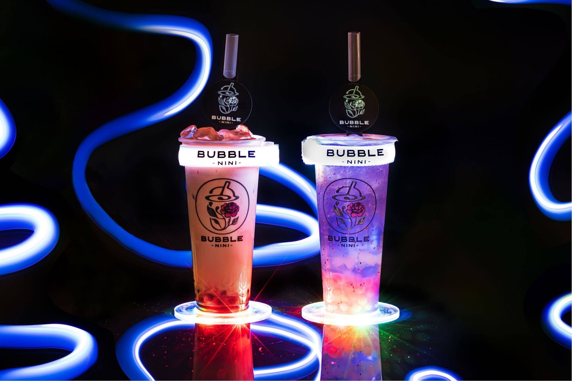 Bubble Nini Tea at Vivid | Darling Harbour