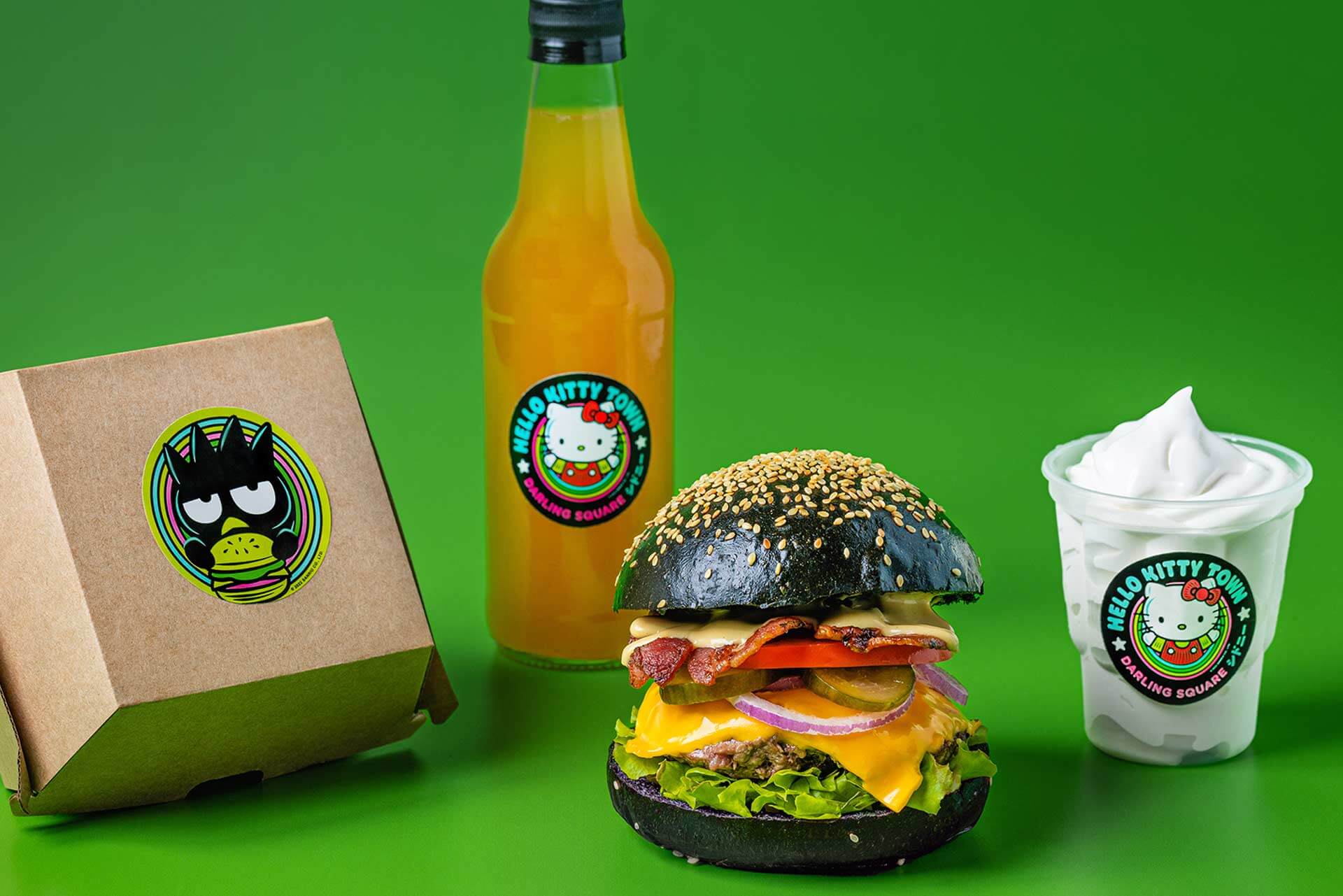 Hello Kitty Town Ume Burger Specials | Darling Harbour